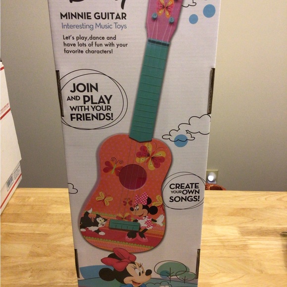 Disney | Toys | Minnie Mouse Guitar 3 Ages New 24 | Poshmark